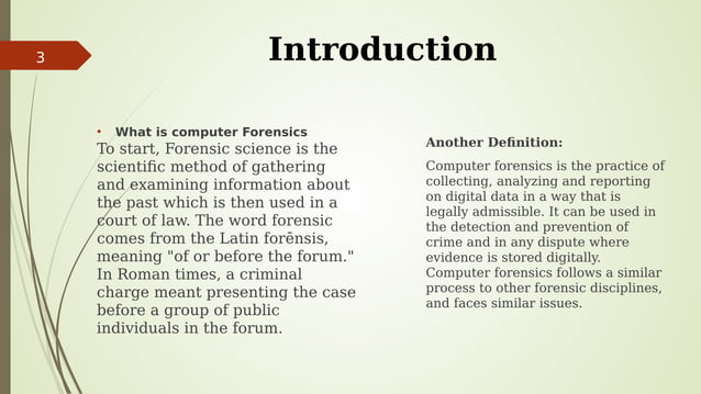 Forensics | PPT