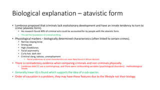 Forensic Psychology - AQA A Level revision notes | PPTX