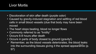 Forensics cause & manner of death | PPTX