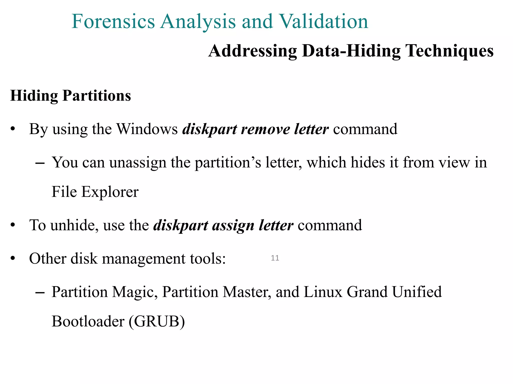 Forensics Analysis and Validation | PDF