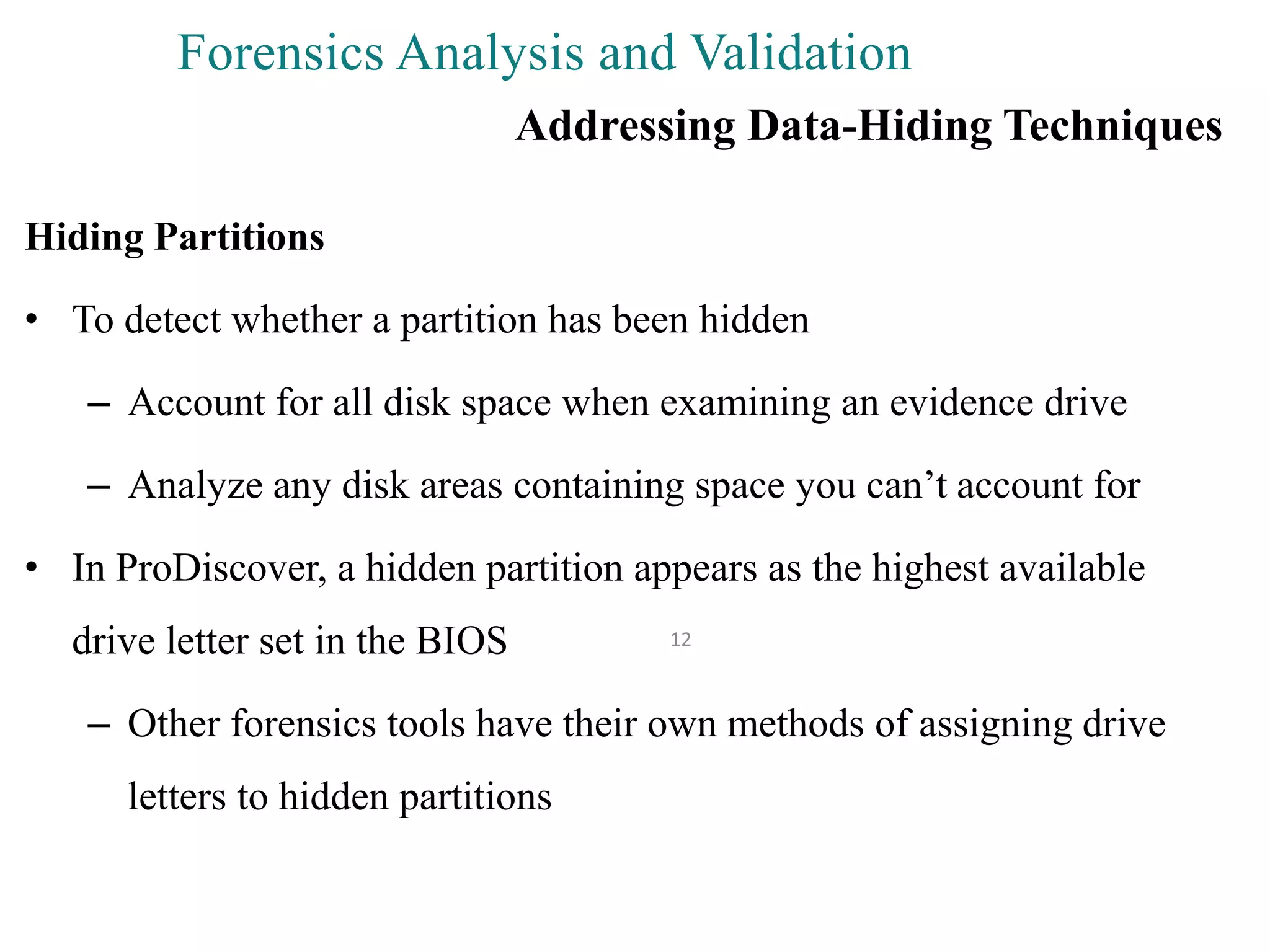 Forensics Analysis and Validation | PDF