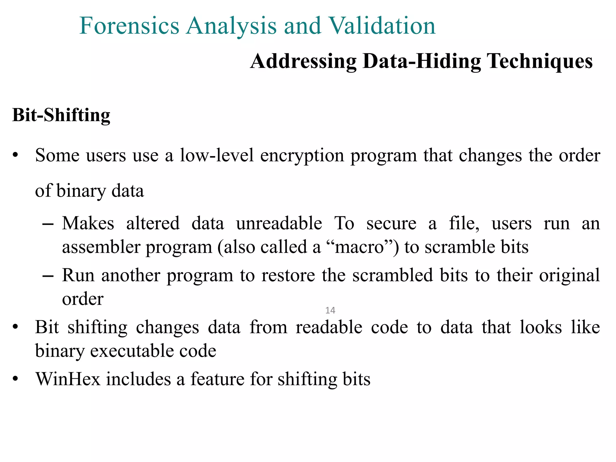 Forensics Analysis and Validation | PDF