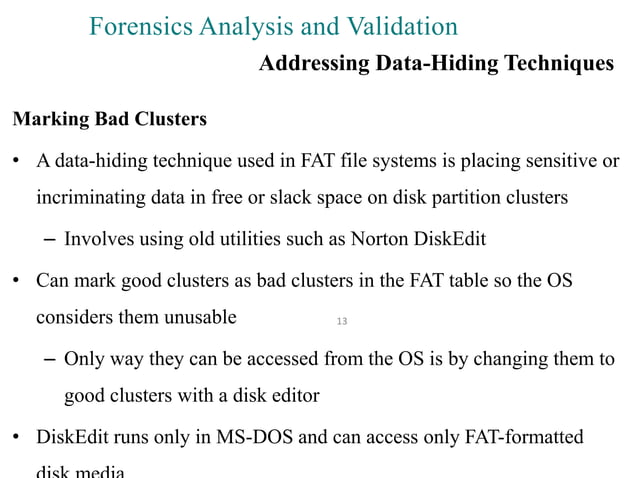 Forensics Analysis and Validation | PDF