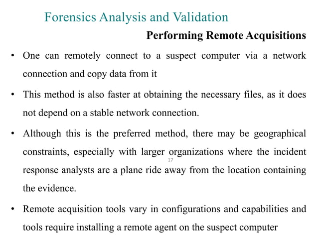 Forensics Analysis and Validation | PDF