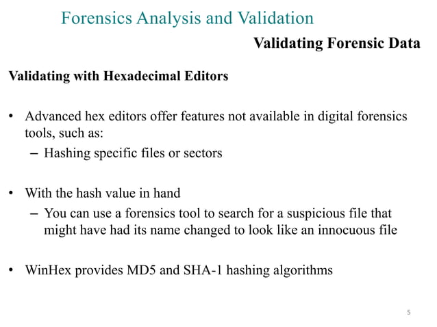 Forensics Analysis and Validation | PDF