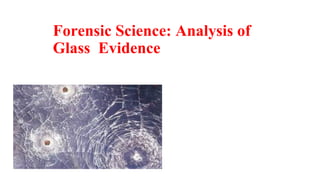 Forensic science soil and glass final | PPT