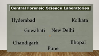 INTRODUCTION FORENSIC SCIENCE - UNIT 01 .pptx