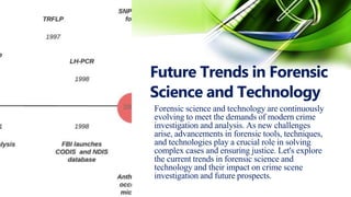 Forensic Science and Technology Advancement - DRx Deepak Jatav.pptx