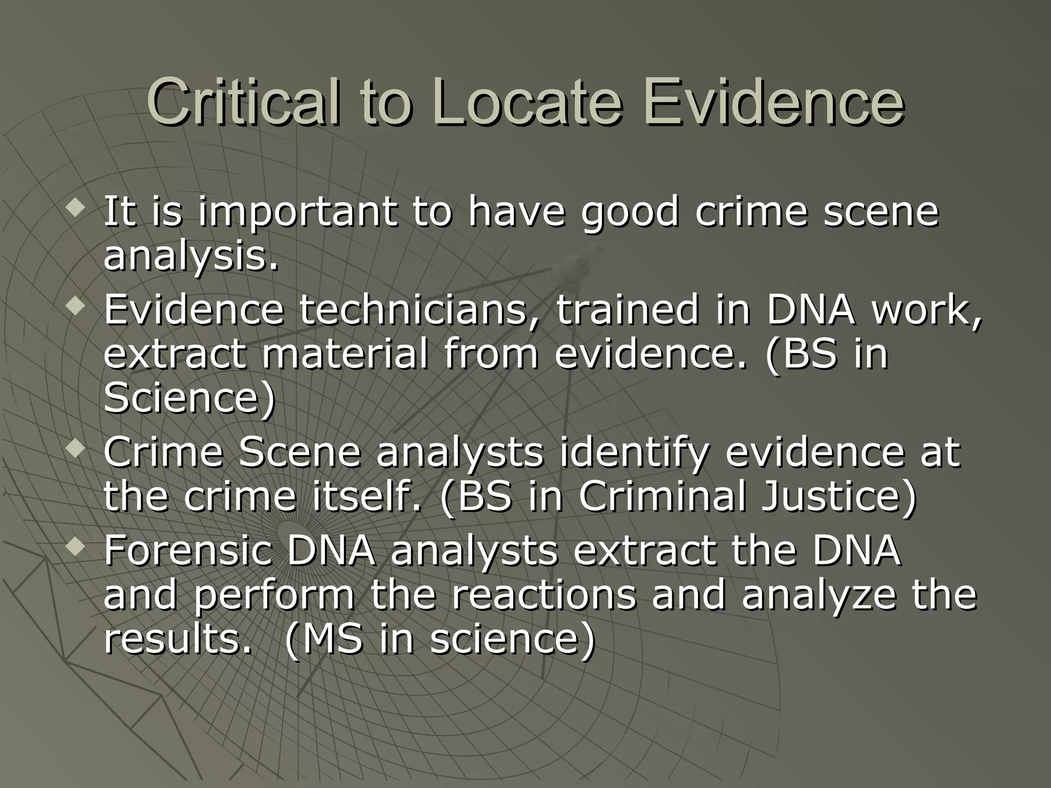 Forensic science dna | PPT