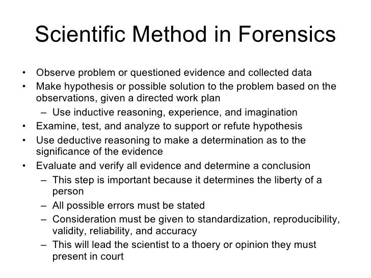 Forensic Science Intro