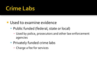 Forensic science intro | PPT