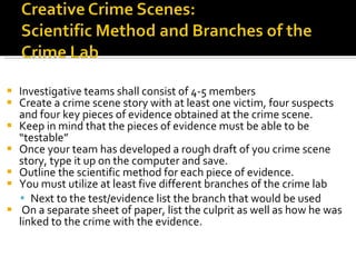 Forensic science intro | PPT