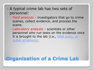 Intro to Forensic Science | PPTX