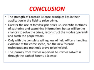 Forensic science investigators | PPTX
