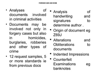 FORENSIC SCIENCE LAB PRESENTATION.pptx.... | PPTX
