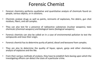 Introduction to Forensic science labs in India | PPTX