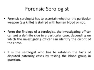 Introduction to Forensic science labs in India | PPTX
