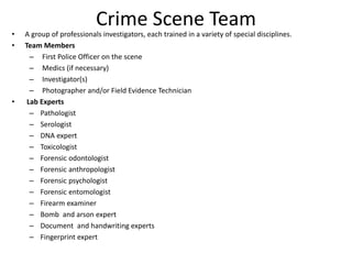 Introduction to Forensic science labs in India | PPTX