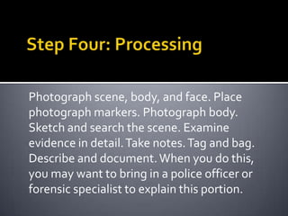 Forensic science powerpoint | PPTX | Crime & Harmful Acts to ...