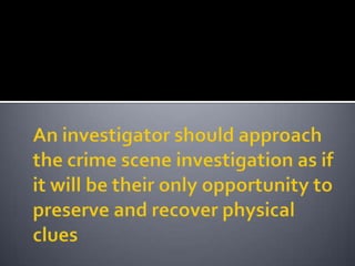 Forensic science powerpoint | PPTX