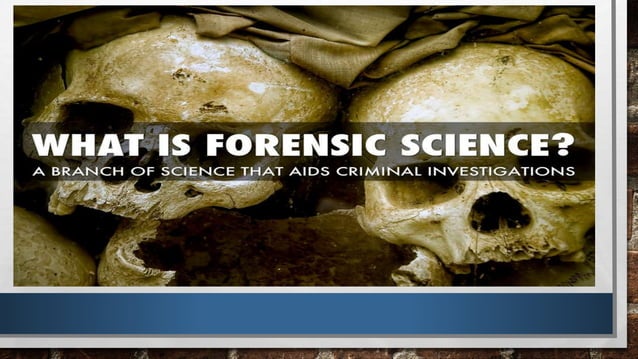 Forensic science presentation kevin | PPT