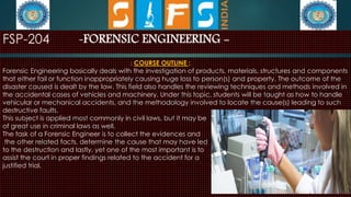 Accredited Forensic Courses online. Register Now | PPTX