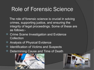 what is Forensic Science future of fotensic science | PPT