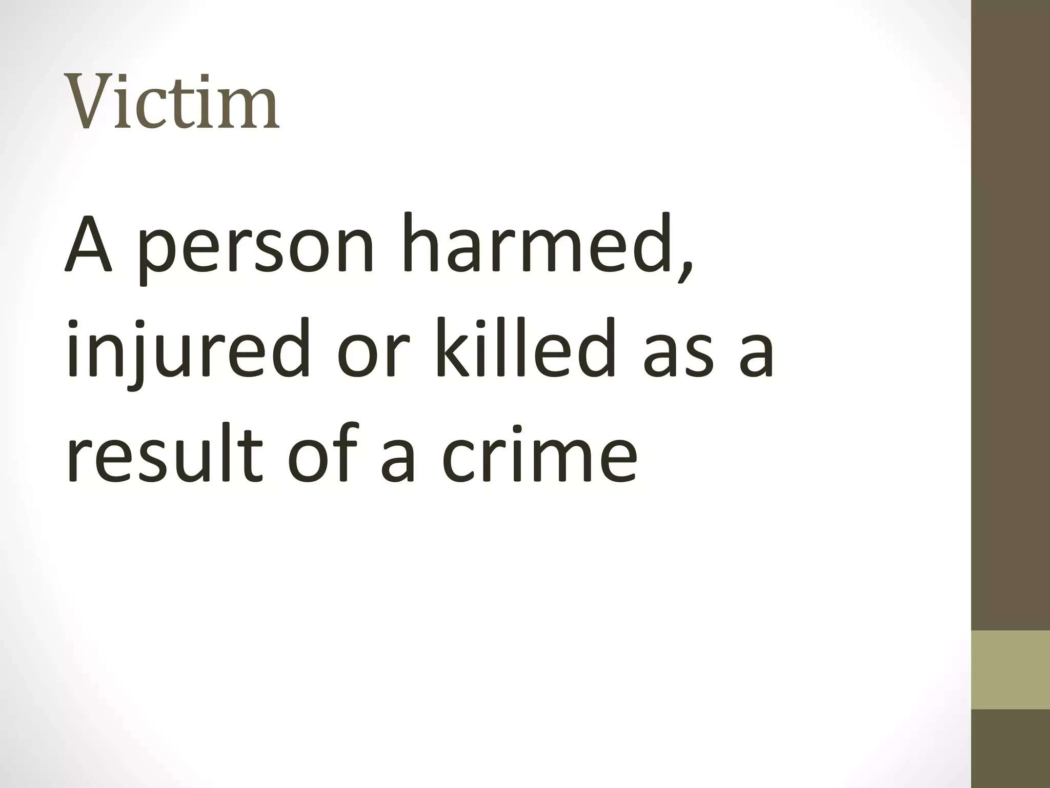 Forensic Science Vocabulary | PPTX