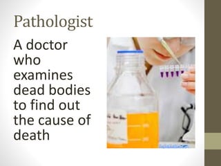 Forensic Science Vocabulary | PPTX