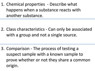 Forensic science vocab unit 3 | PPTX