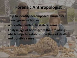 Forensic scientists | PPTX