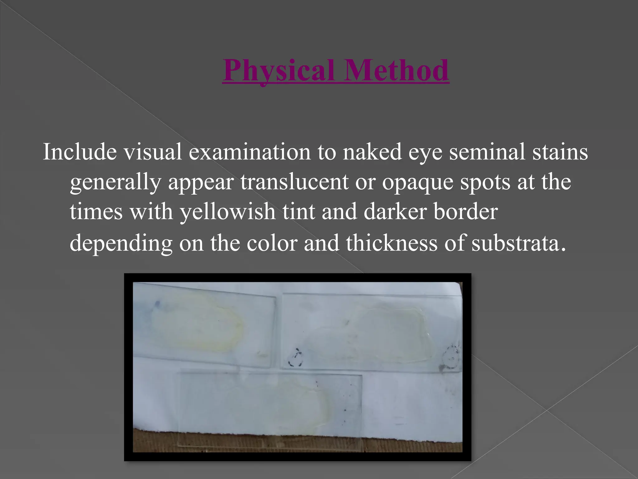 forensic seminal analysis.pptx.forensics | PPTX