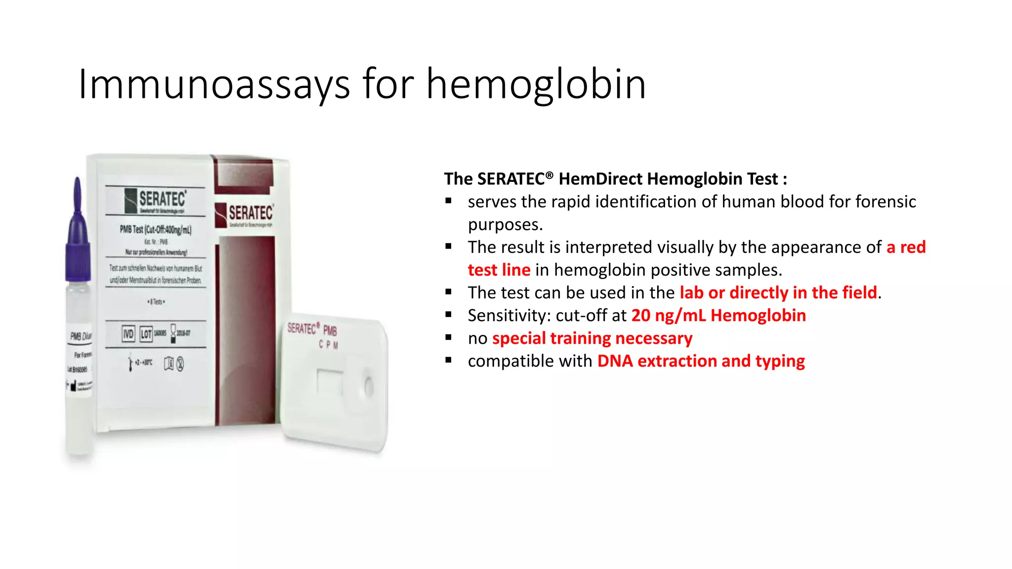 FORENSIC SEROLOGY_Unit1.pptx | Blood Disorders | Diseases and Conditions