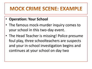 Forensics for kids | PPTX