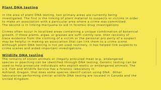 Forensic significance of dna profiling | PDF