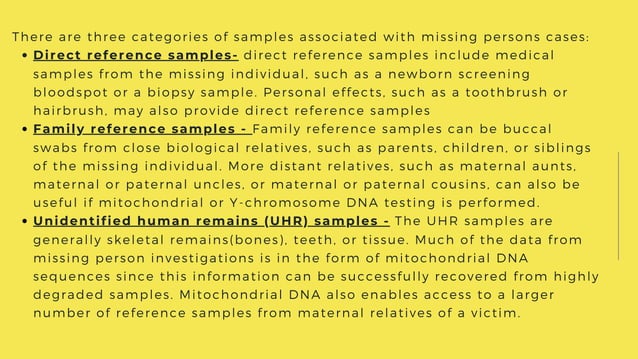 Forensic significance of dna profiling | PDF