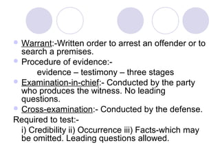[Forensics] law of evidence | PPT