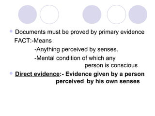 [Forensics] law of evidence | PPT