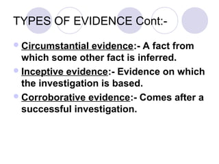 [Forensics] law of evidence | PPT