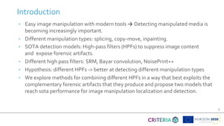 Multi-Modal Fusion for Image Manipulation Detection and Localization | PPTX