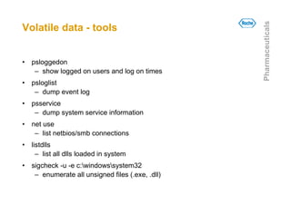 Forensics of a Windows System | PPT