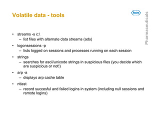 Forensics of a Windows System | PPT