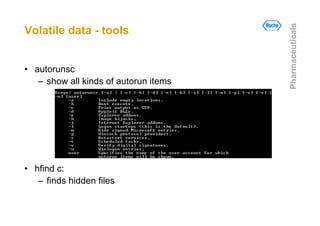 Forensics of a Windows System | PPT