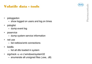 Forensics of a Windows Systems | PPT