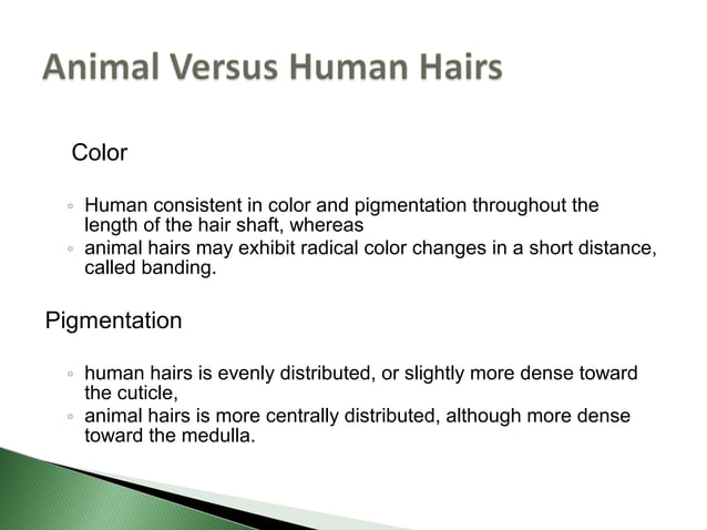 Forensics of hair analysis | PPT | Hair Care | Beauty