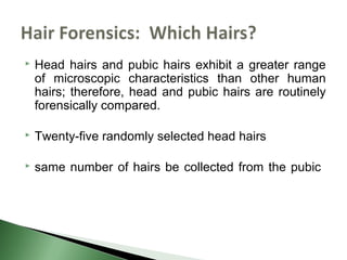 Forensics of hair analysis | PPT