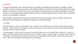 Forensic specimens collection | PPTX