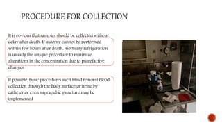 Forensic specimens collection | PPTX