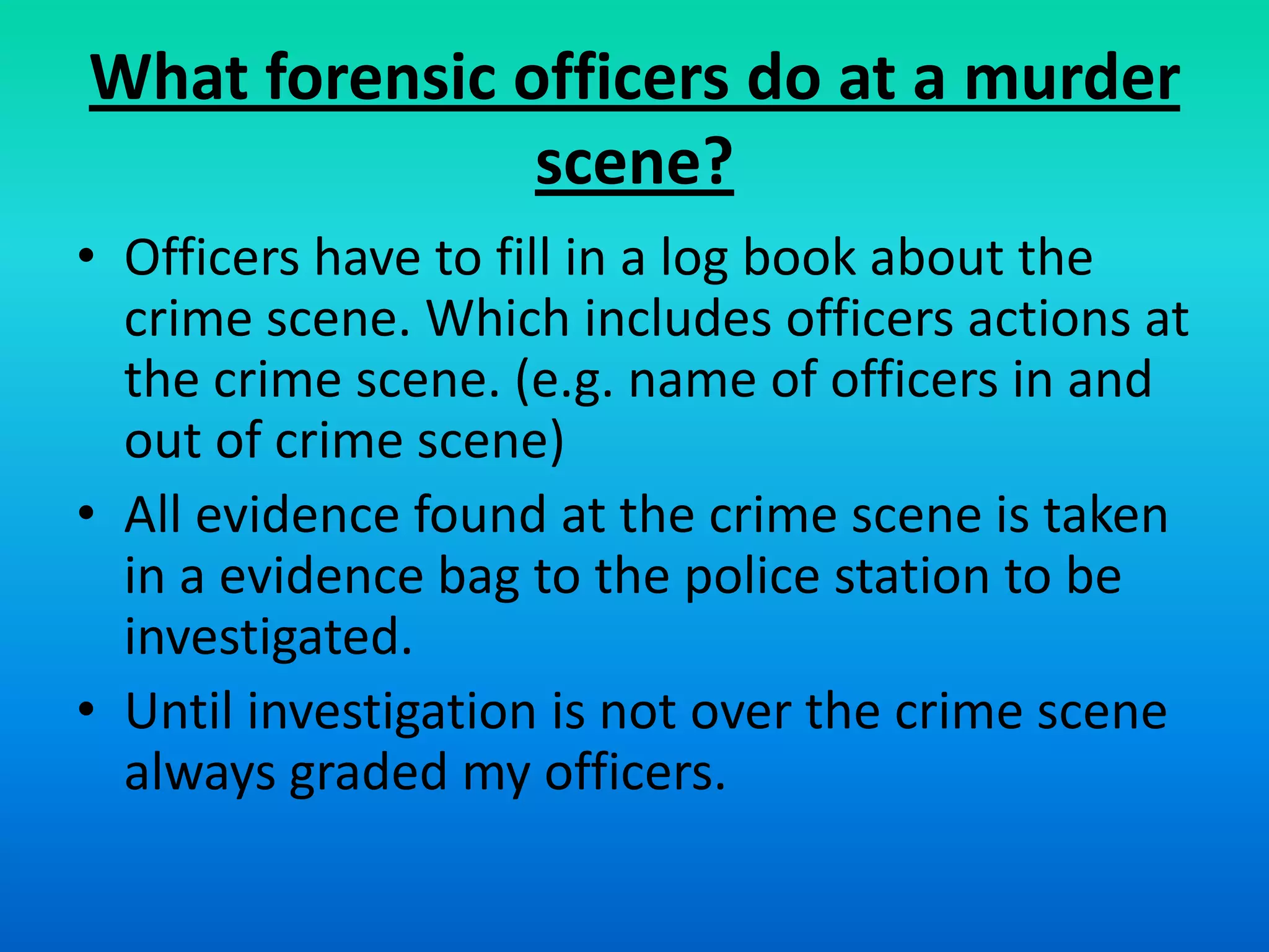 Forensics ppt | PPT