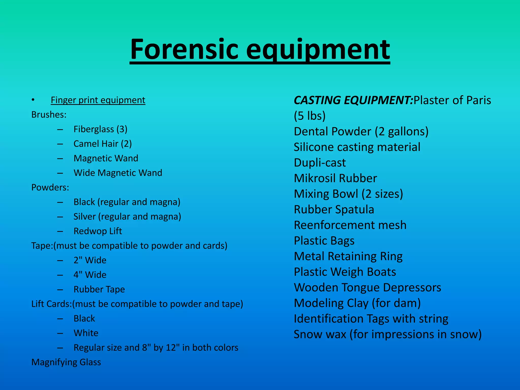 Forensics ppt | PPT